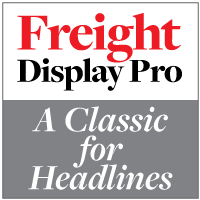 Freight Display Pro font | Font Ocean